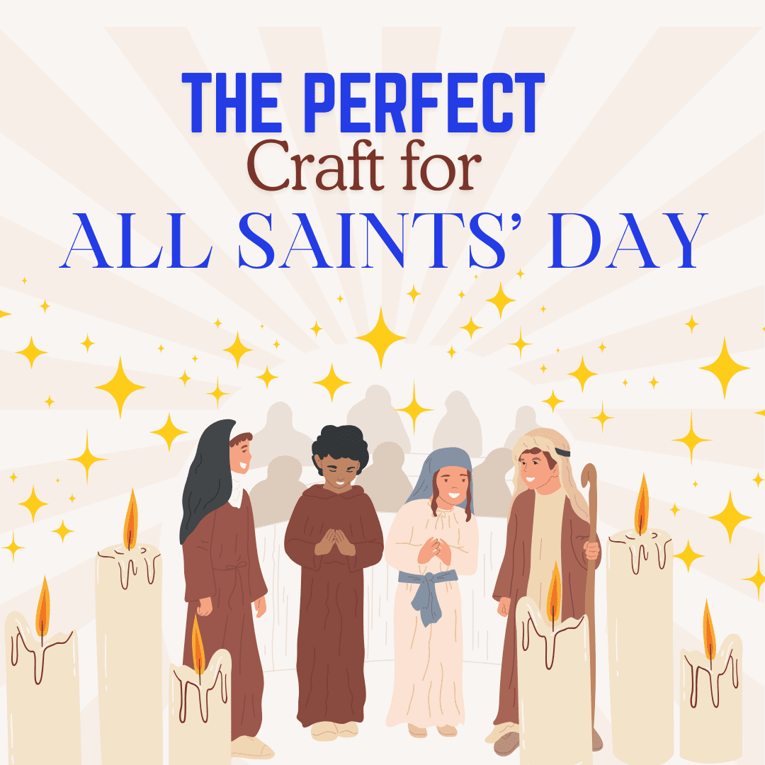 All Saints Day Craft : Print and Go Preschool Activity